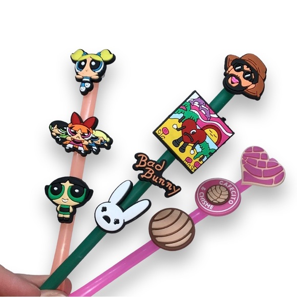 Dining | Powerpuff Girls Straw Toppers | Poshmark